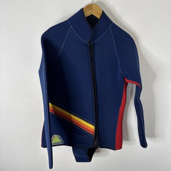 Fitz Wright | Other | Vintage Fitzwright Wetsuit Mens S Blue Rainbow ...